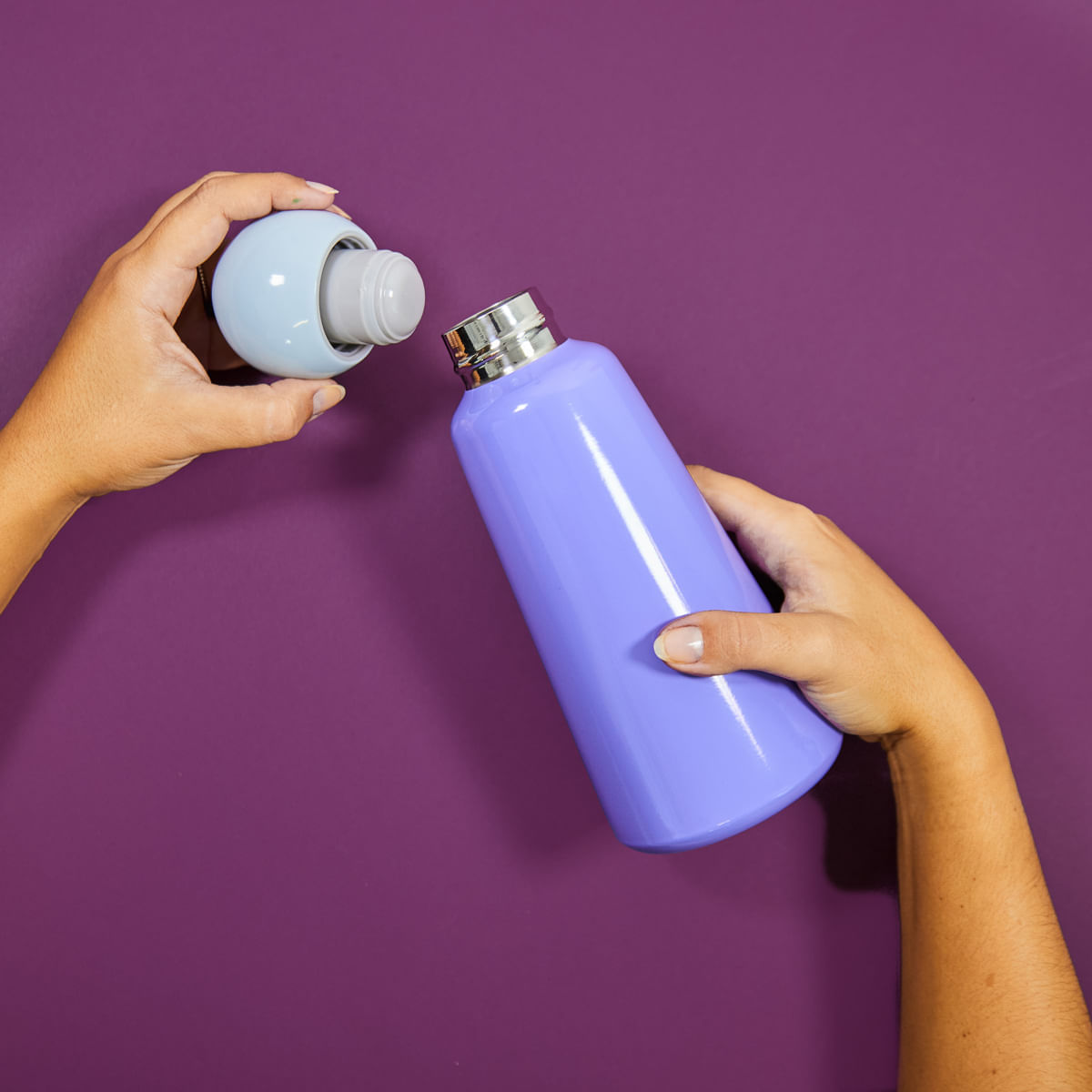 Garrafa Ludo AZUL - Papel Craft